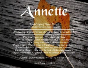 El significado bíblico de Annette: origen y significado en la Biblia